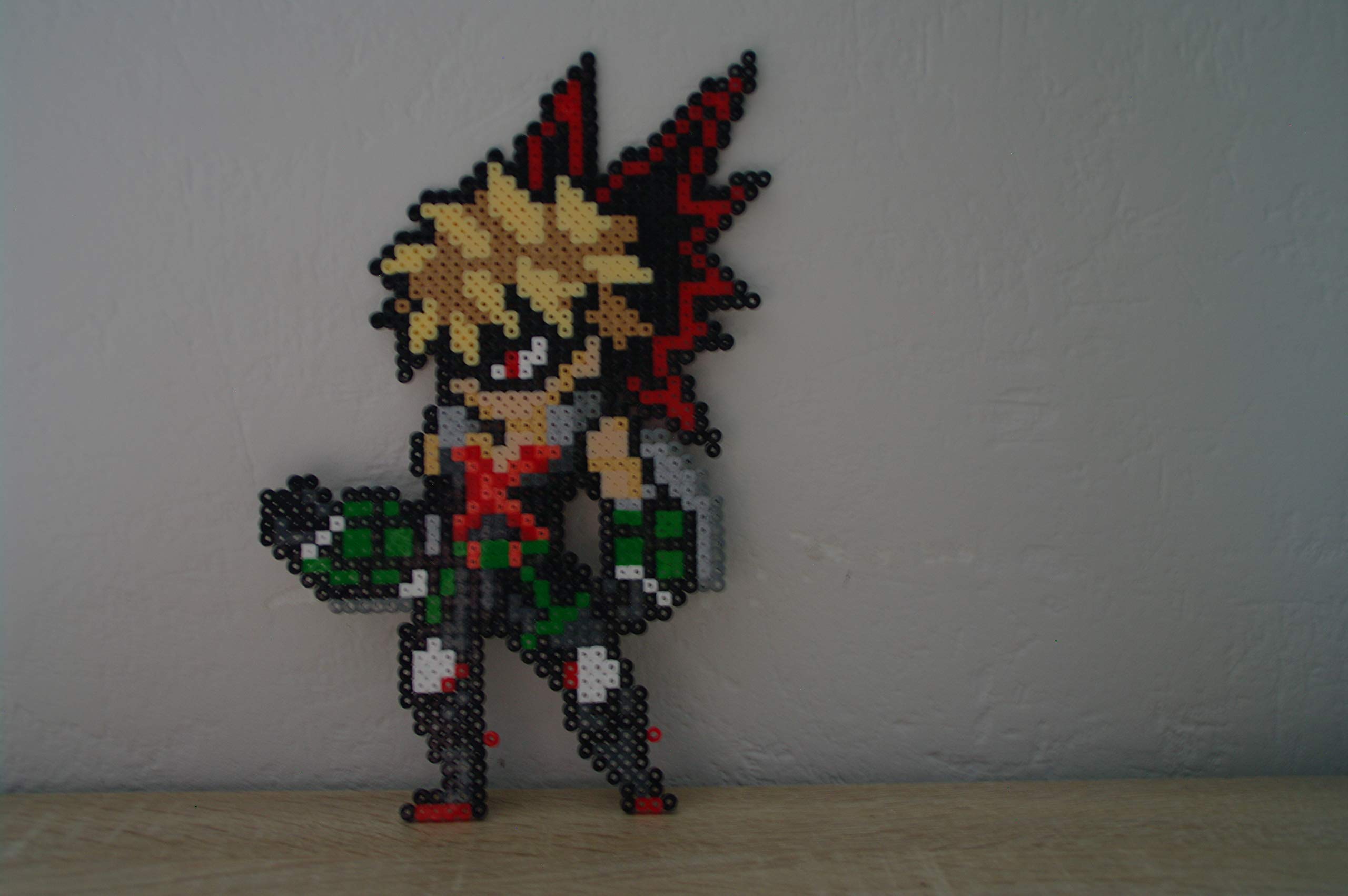 Sprite Katsuki Bakugo My Hero Academia Hama Beads Pixel Art ...