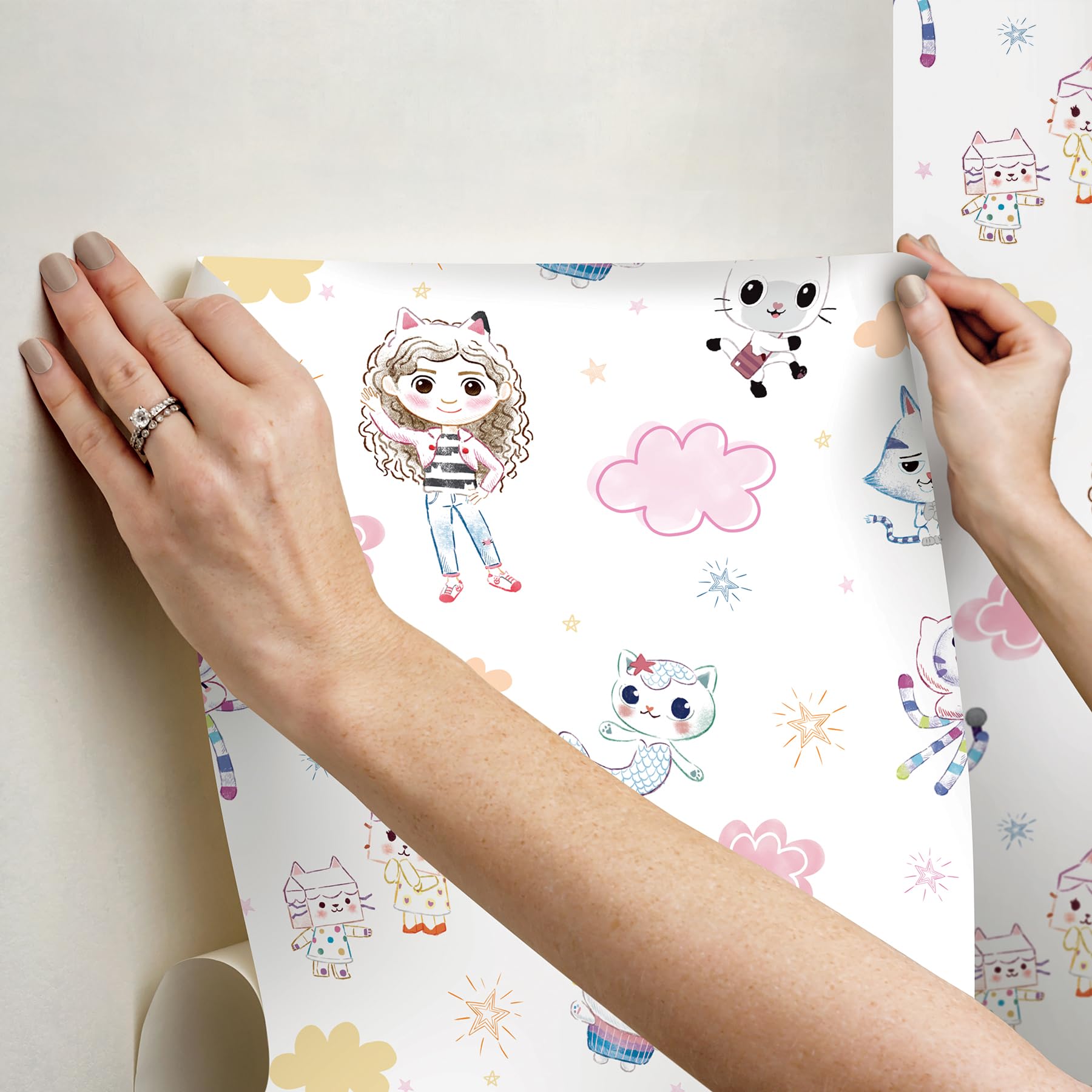 Snapklik.com : RoomMates DreamWorks Gabbys Dollhouse Sketch Characters ...