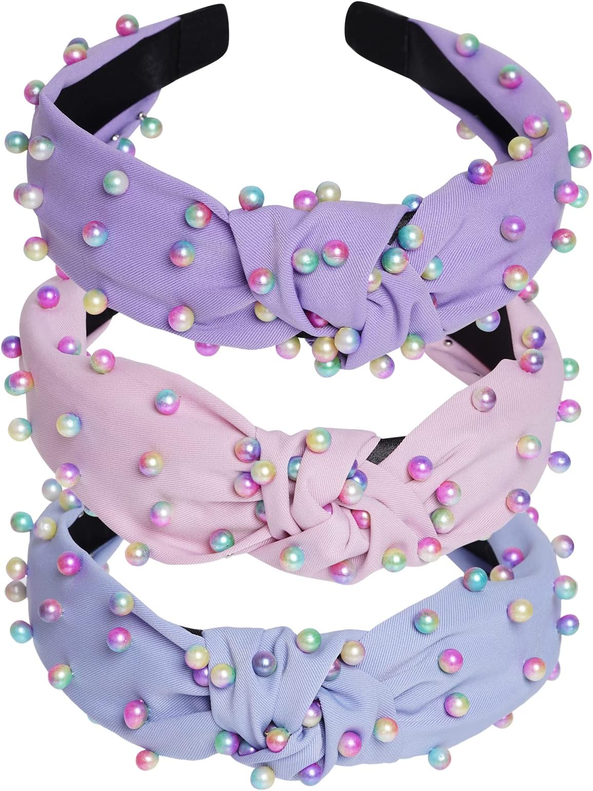 Amazon.com : Vokone Flower Headbands for Women Girls Crystal Jeweled ...