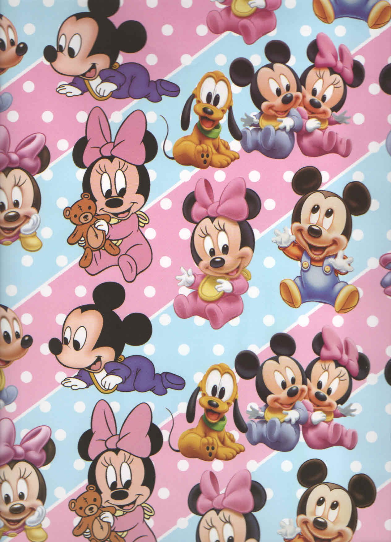 Mickey Mouse Birthday Wrapping Paper Print 5 X Disney Mickey Mouse