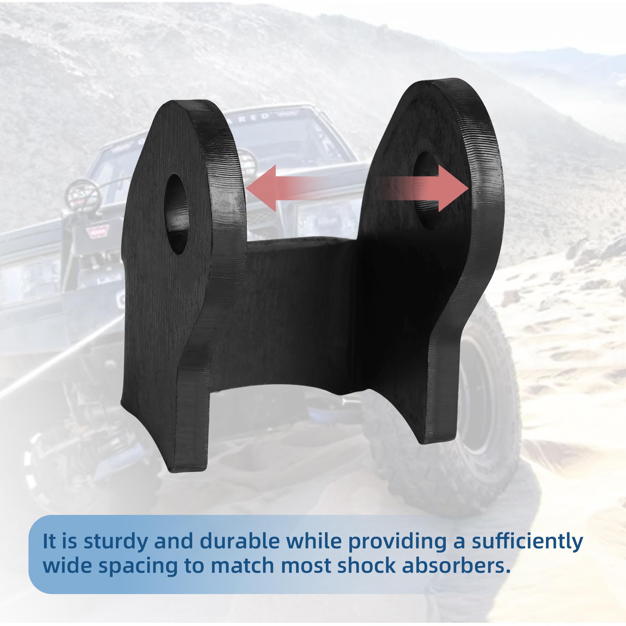 Snapklik.com : Heavy Duty Rear Upper Shock Mount Bracket Kit 2-Piece ...
