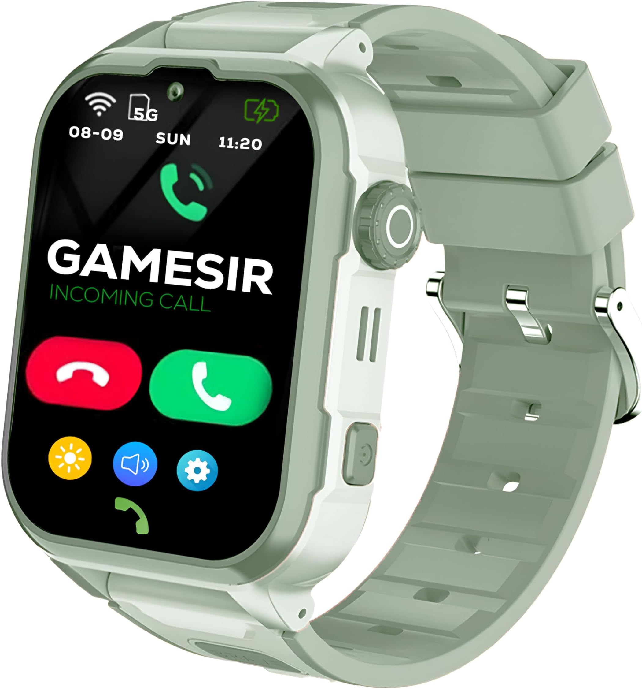 GameSir Musk 5G/4G Kids Smart Watch with GPS Tracker, SIM Calling, Face ...