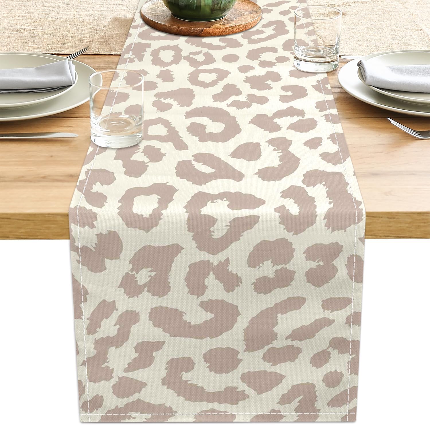 Amazon.com: Leopard Print Table Runner Western Cheetah Party ...