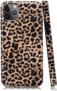 Amazon.com: aaknhen Cheetah Print Phone Case Compatible with iPhone 13 Pro Max,Cute Trendy ...