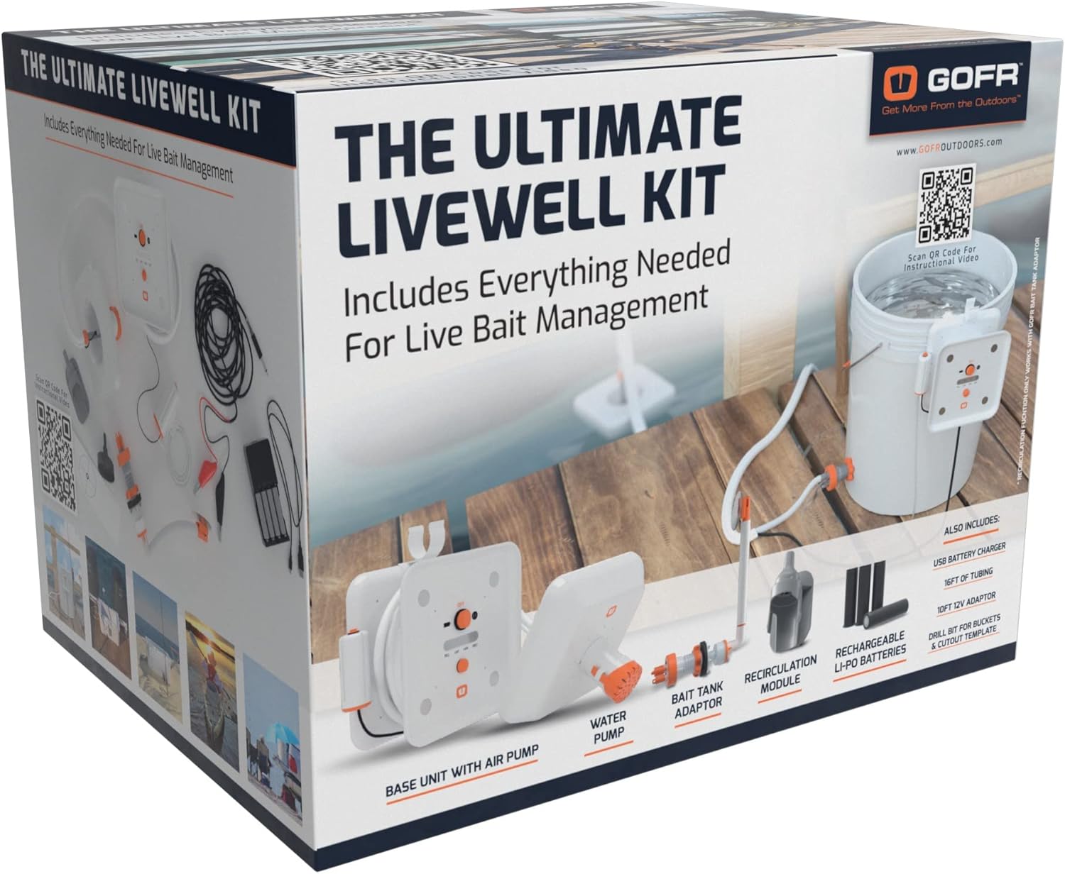 GOFR Ultimate Livewell Kit : Amazon.ca: Sports & Outdoors