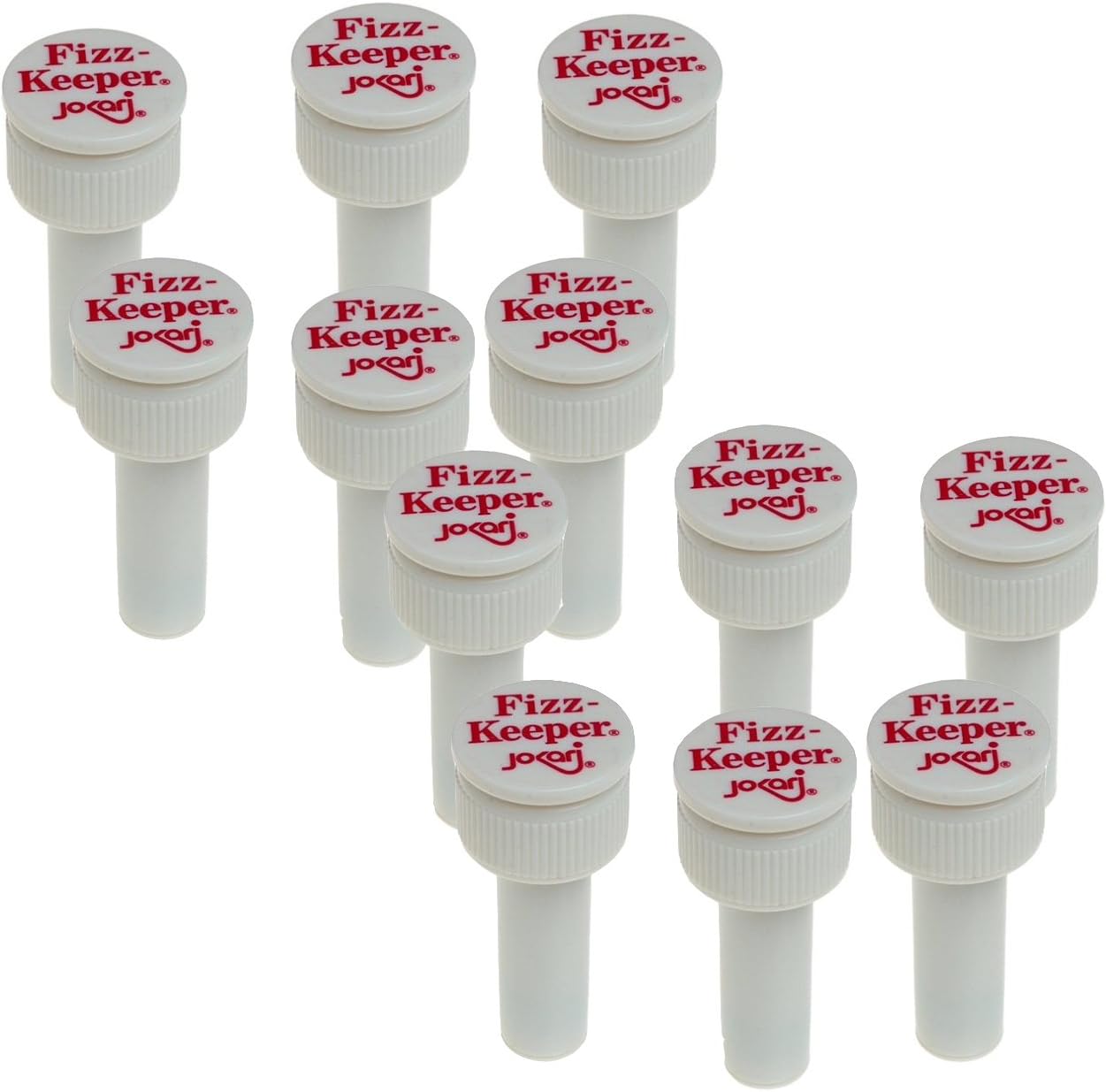 Amazon.com: Jokari 12 Count Carbonated Beverage Fizz Keeper Pump Caps ...