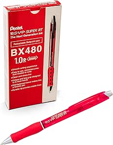 Amazon.com : Pentel RSVP Super RT Ballpoint Pen, (1.0mm) Medium Line ...