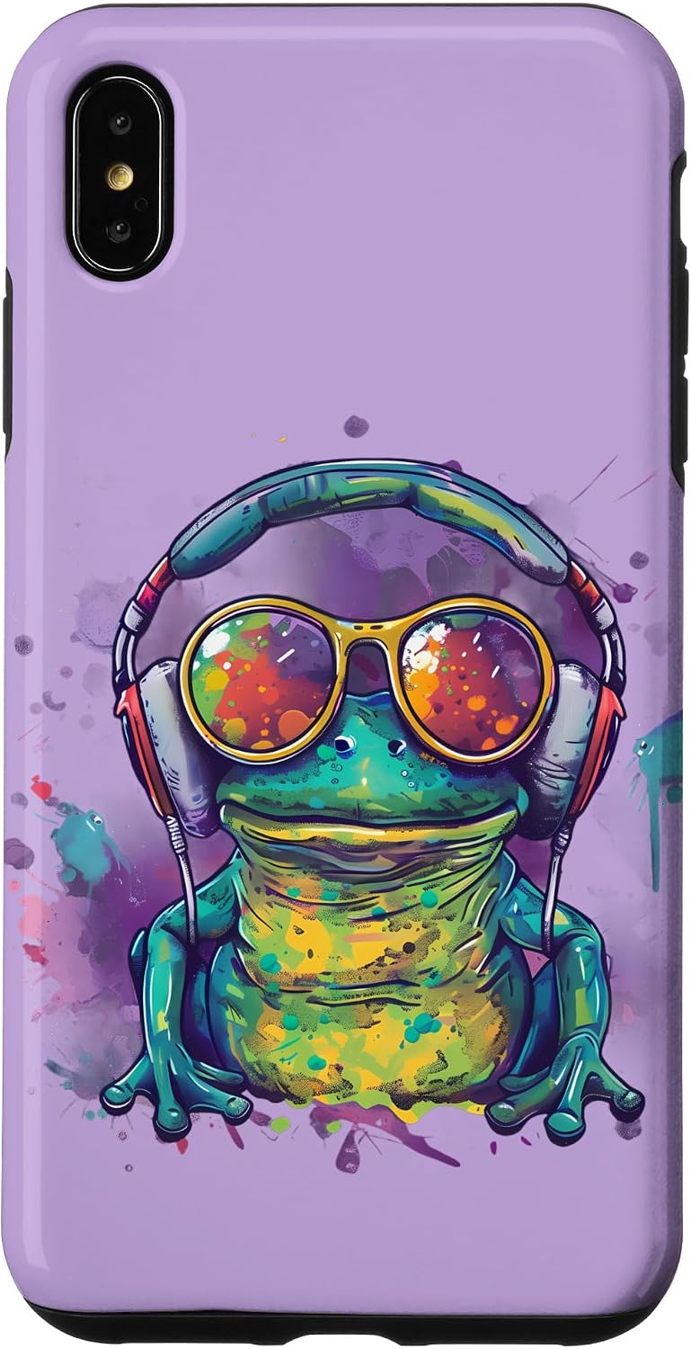 Amazon.com: Frog DJ Techno Beatmaker Dance Club House Music Headphones ...
