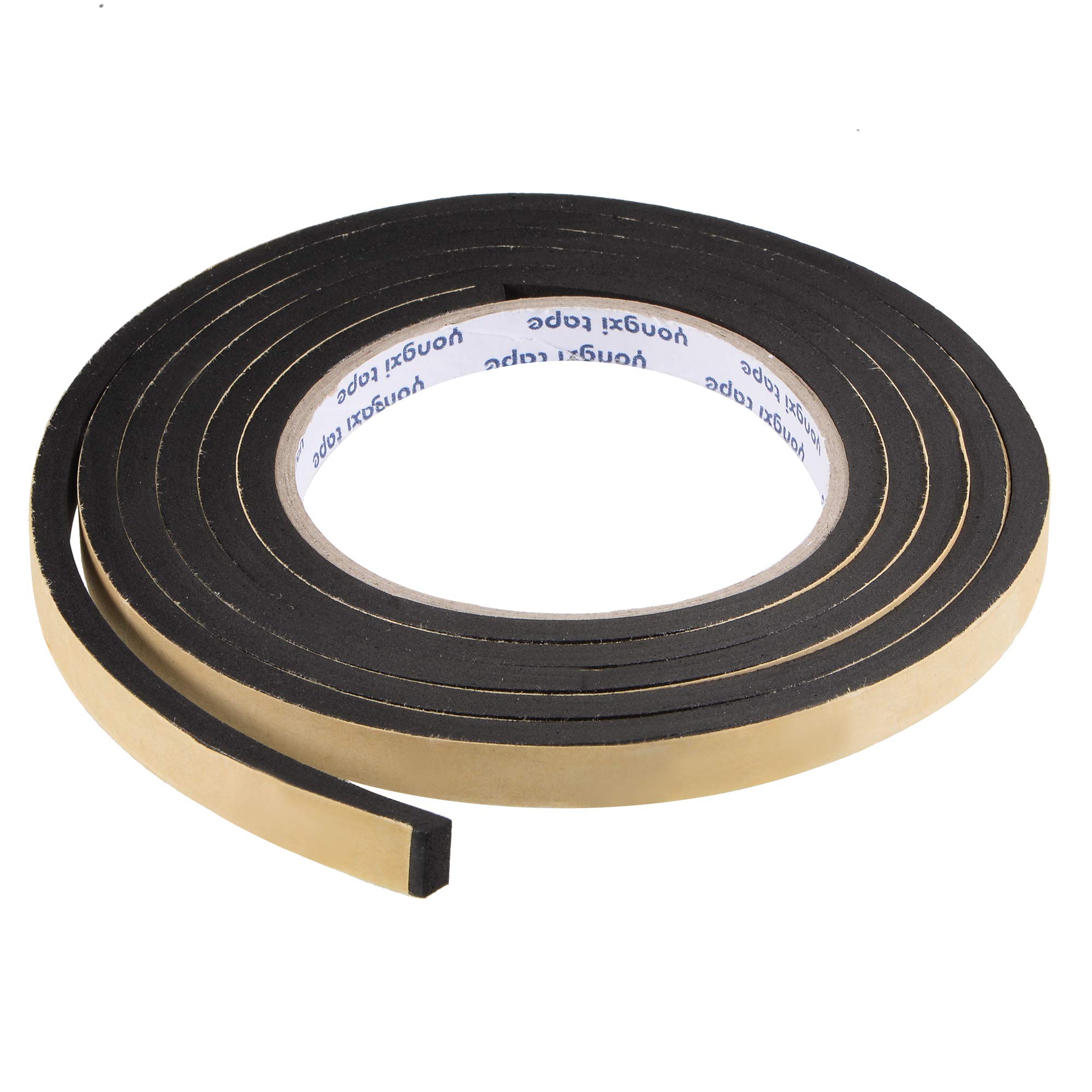 uxcell Sealing Foam Tape 10mm Wide 5mm Thick 2m/6.56ft Long, EVA Self ...