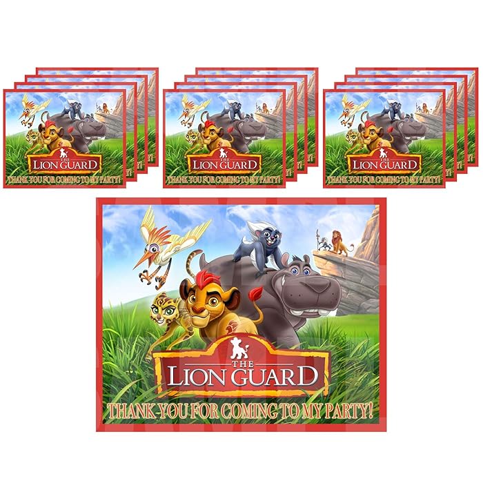 Buy Lion Guard Stickers Party Favors Supplies Decorations Gift Bag ...