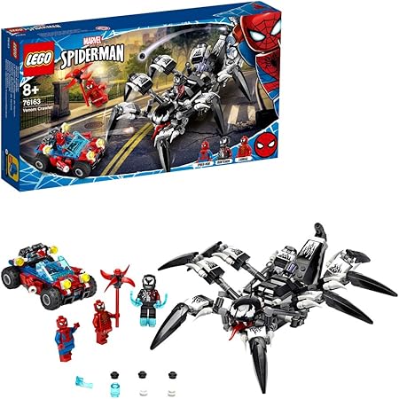 LEGO 76150 Super Heroes Marvel Spider-Man Jet vs. Venom Mech Playset ...