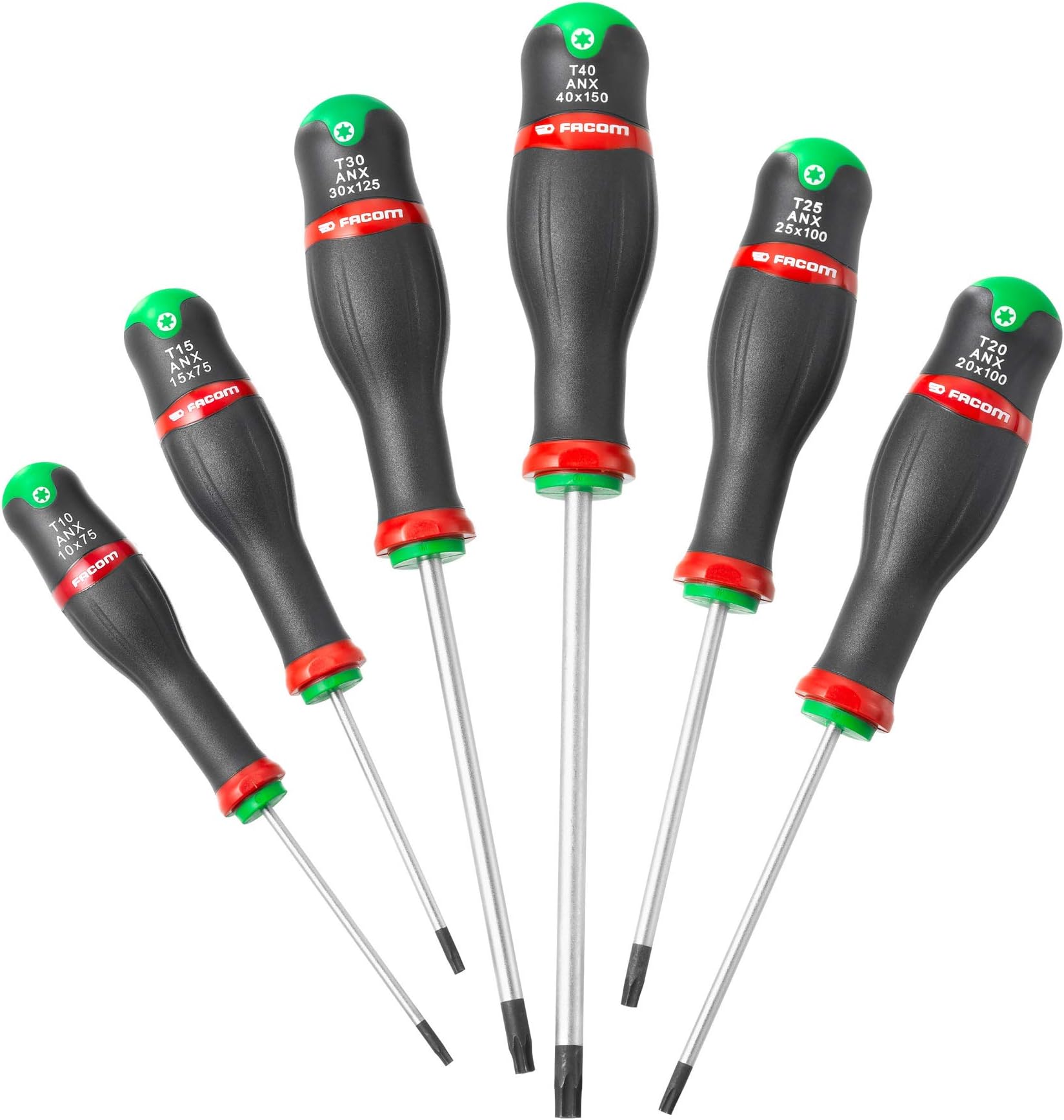 FACOM ATWHH.JT6 Set of 6 PROTWIST Screwdrivers with 6-Sided ...