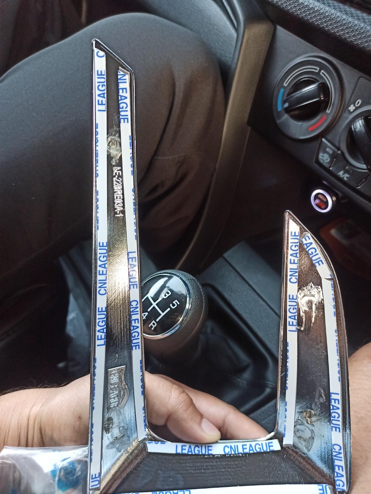 Carmart Imported Fog Lamp Chrome Garnish Compatible For Brezza 2022 ...