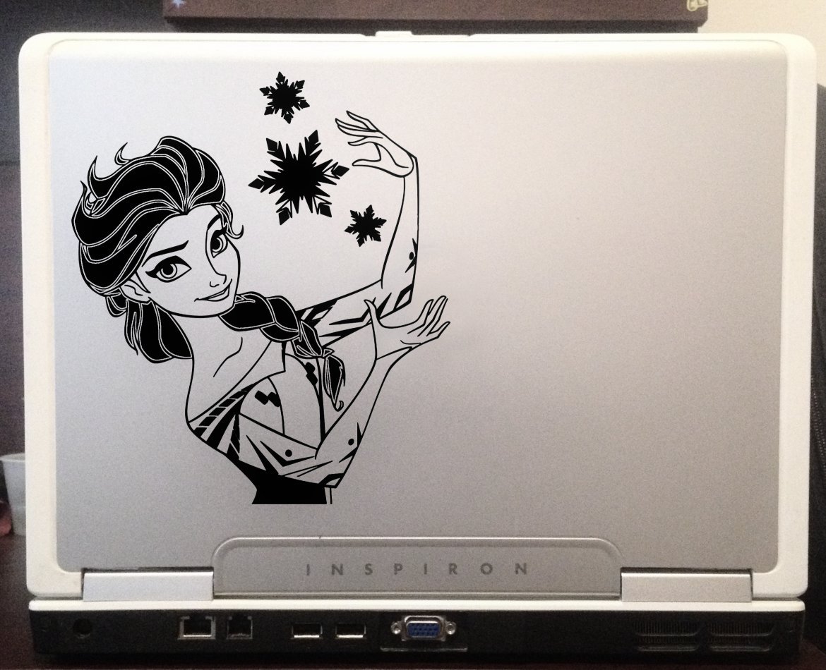 Frozen Computer Cartoon