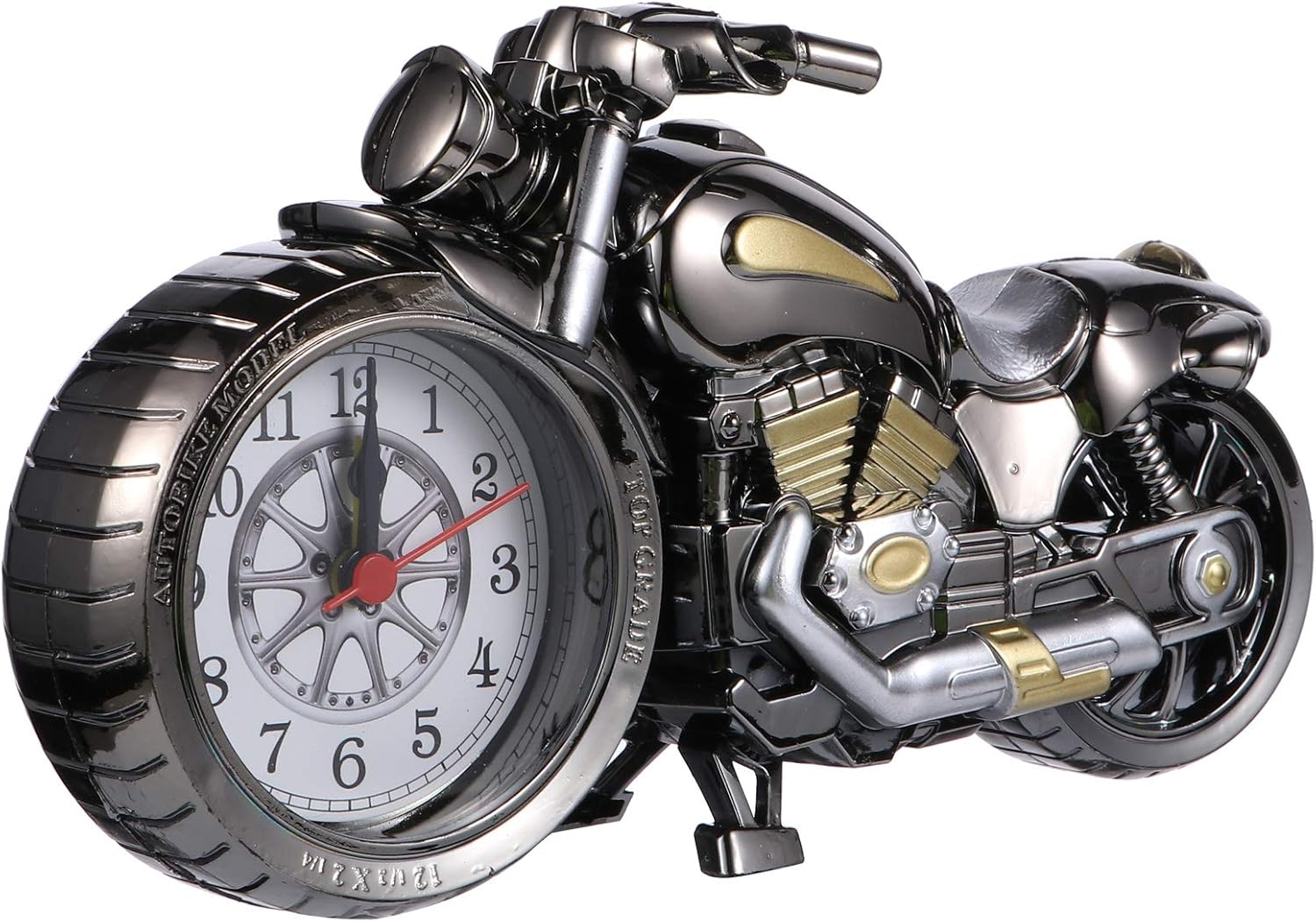Amazon.com: ARTIBETTER Home Decor 1pc Vintage Tabletop Clock Motorcycle ...