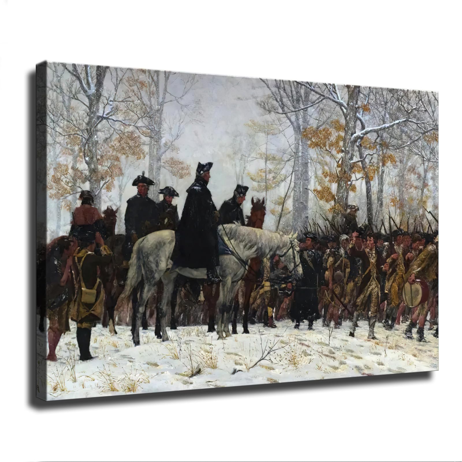 Amazon.com: Large George Washington At Valley Forge Revolutionary War ...