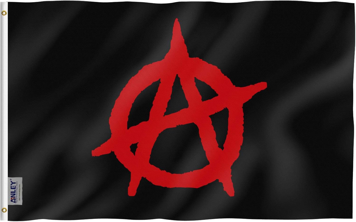 Buy Anley Fly Breeze 3x5 Feet Anarchy Flag - Vivid Color and Fade Proof ...