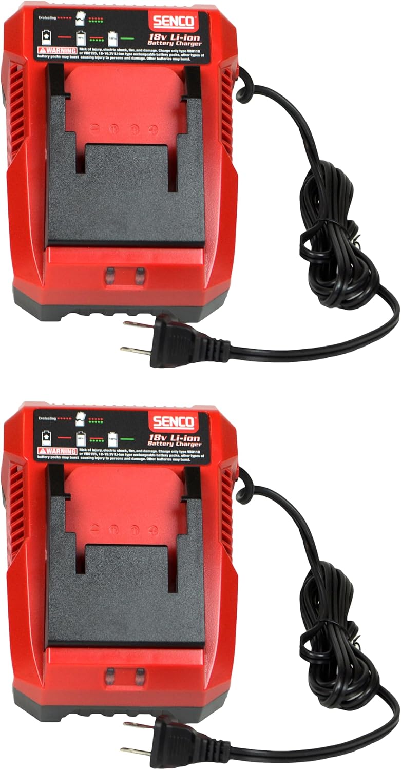 Amazon.com: Senco VB0156 18V Li-ion Corded Battery Charger (Retail) (2 ...