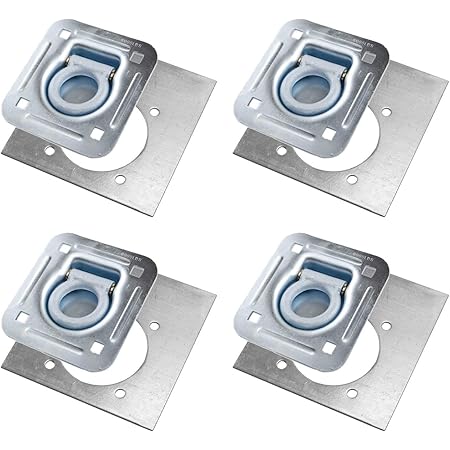 Amazon.com: Lonffery 4 Pack Recessed D-Ring Tie Down Anchors (6,000 lb. Capacity), Heavy Duty ...