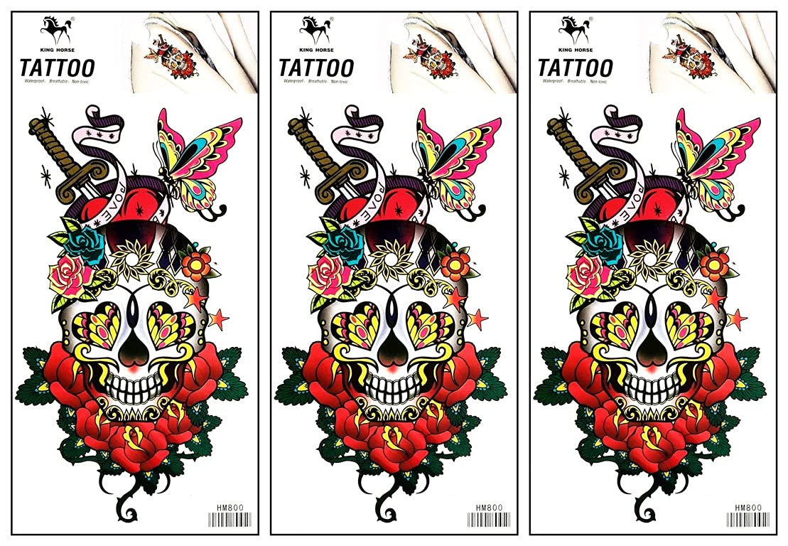 Skull Tattoo Flash Sheets