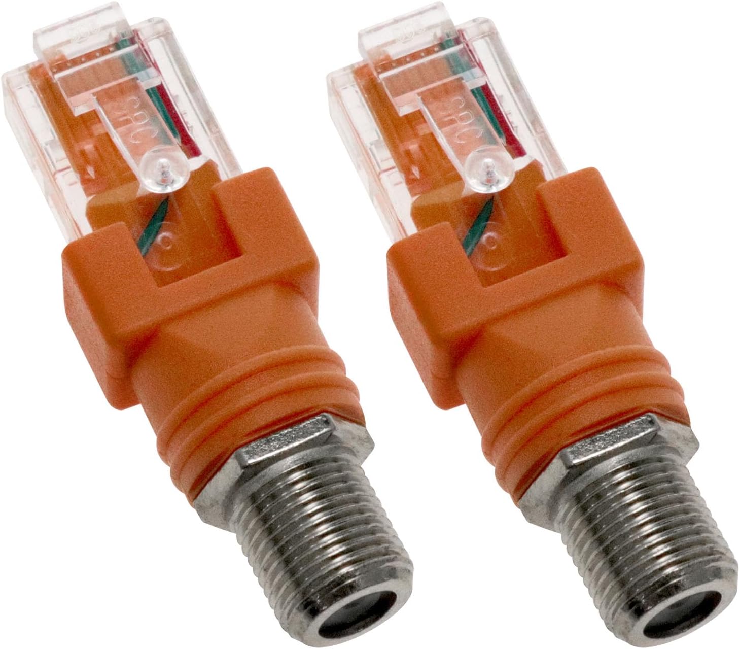 Amazon.com: Dsjnf RF to RJ45 Converter Adapter F Female to RJ45 Male Coaxial Barrel Coupler ...