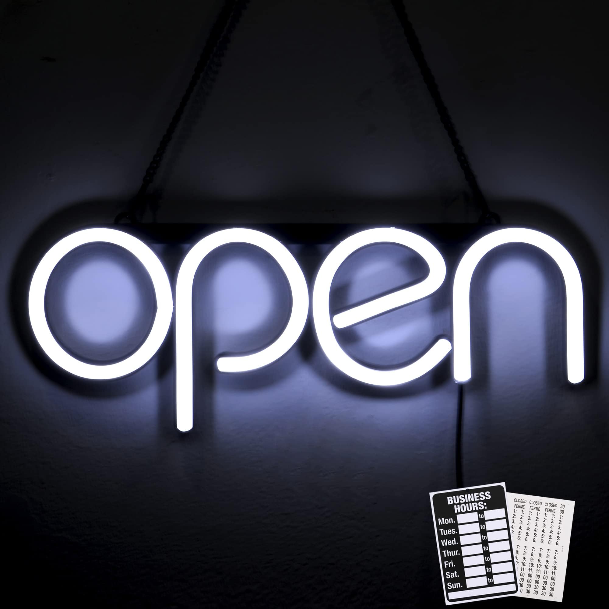 LED Neon Open Sign Light. Perfect to Advertise Storefront, Business ...