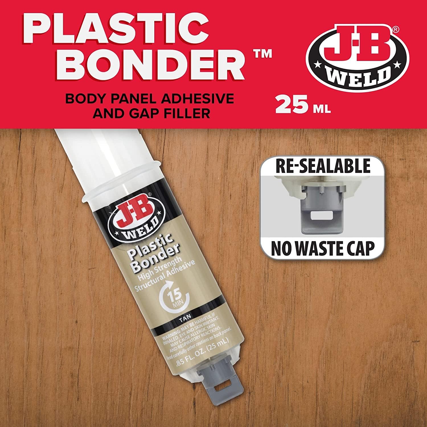 Snapklik.com : J-B Weld 50133 Plastic Bonder Structural Adhesive Syringe