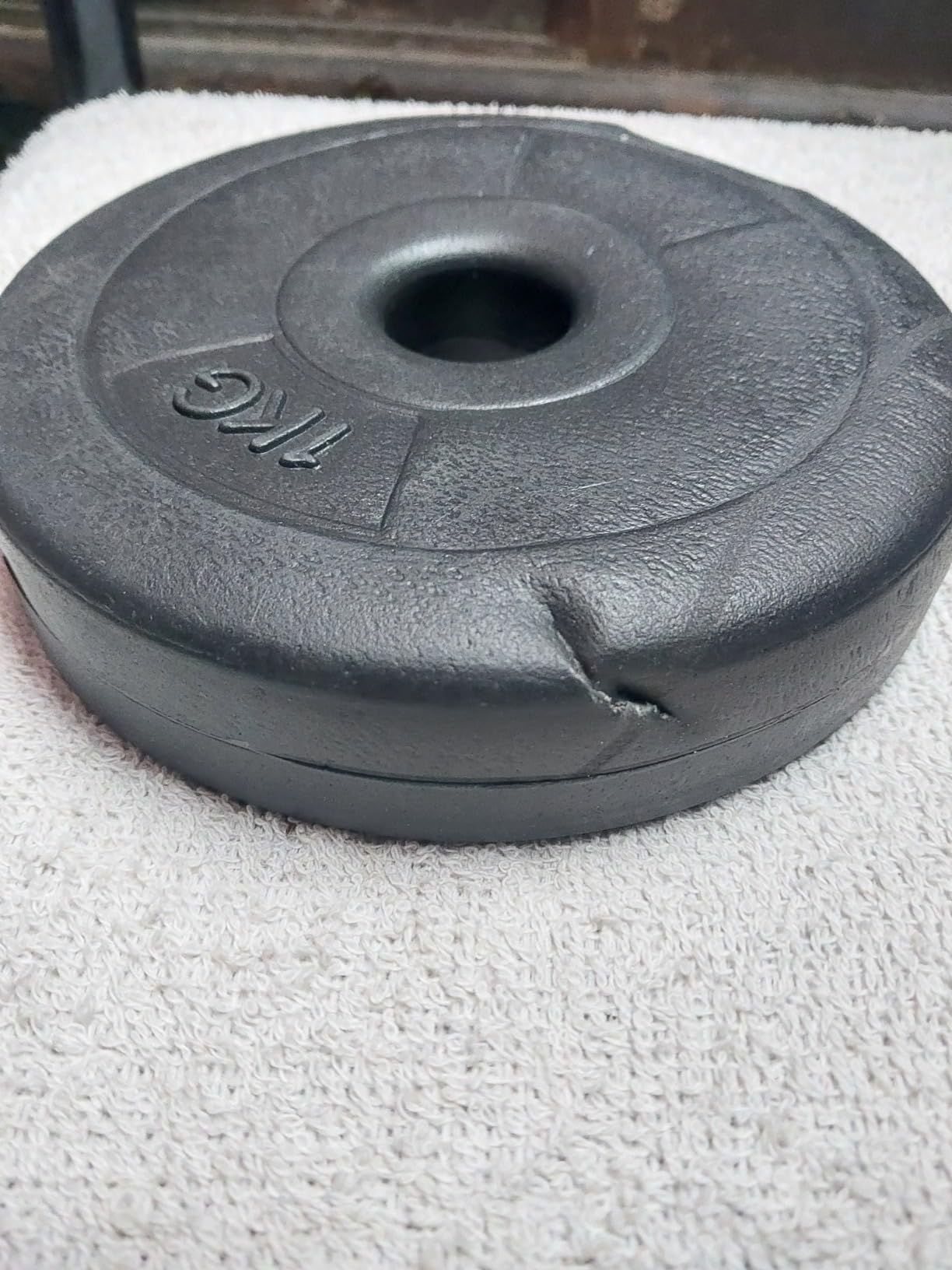 SPIRO P.V.C Weight Plates, Filled with Concrete, Vinyl Standard Weights ...