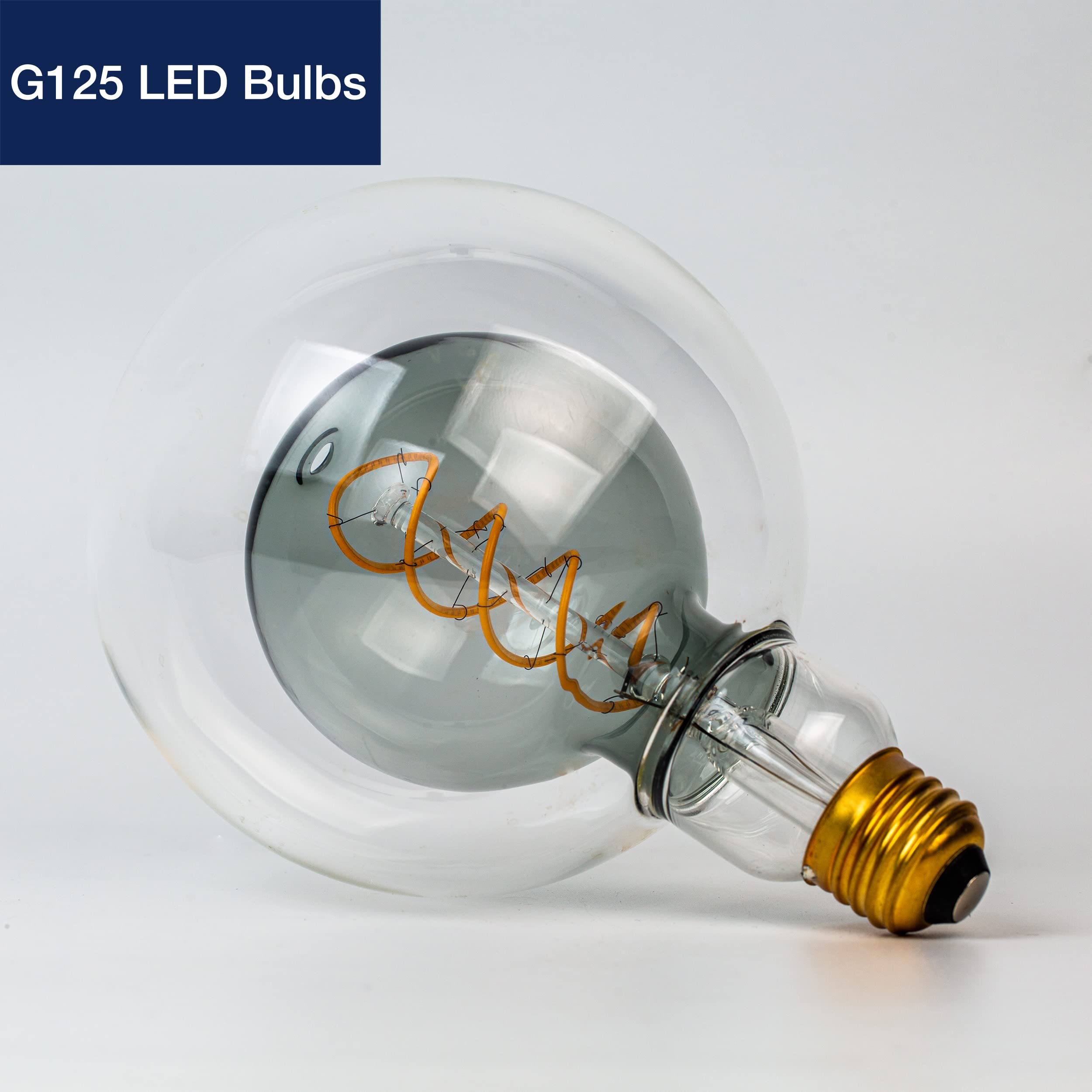 Snapklik.com : FLSNT G125 Vintage Dimmable Globe LED Edison Bulbs ...