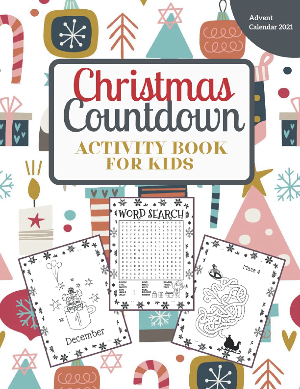 Snapklik.com : Christmas Countdown Activity Book For Kids: Advent ...