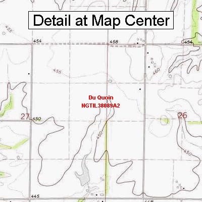 Amazon.com : USGS Topographic Quadrangle Map - Du Quoin, Illinois ...