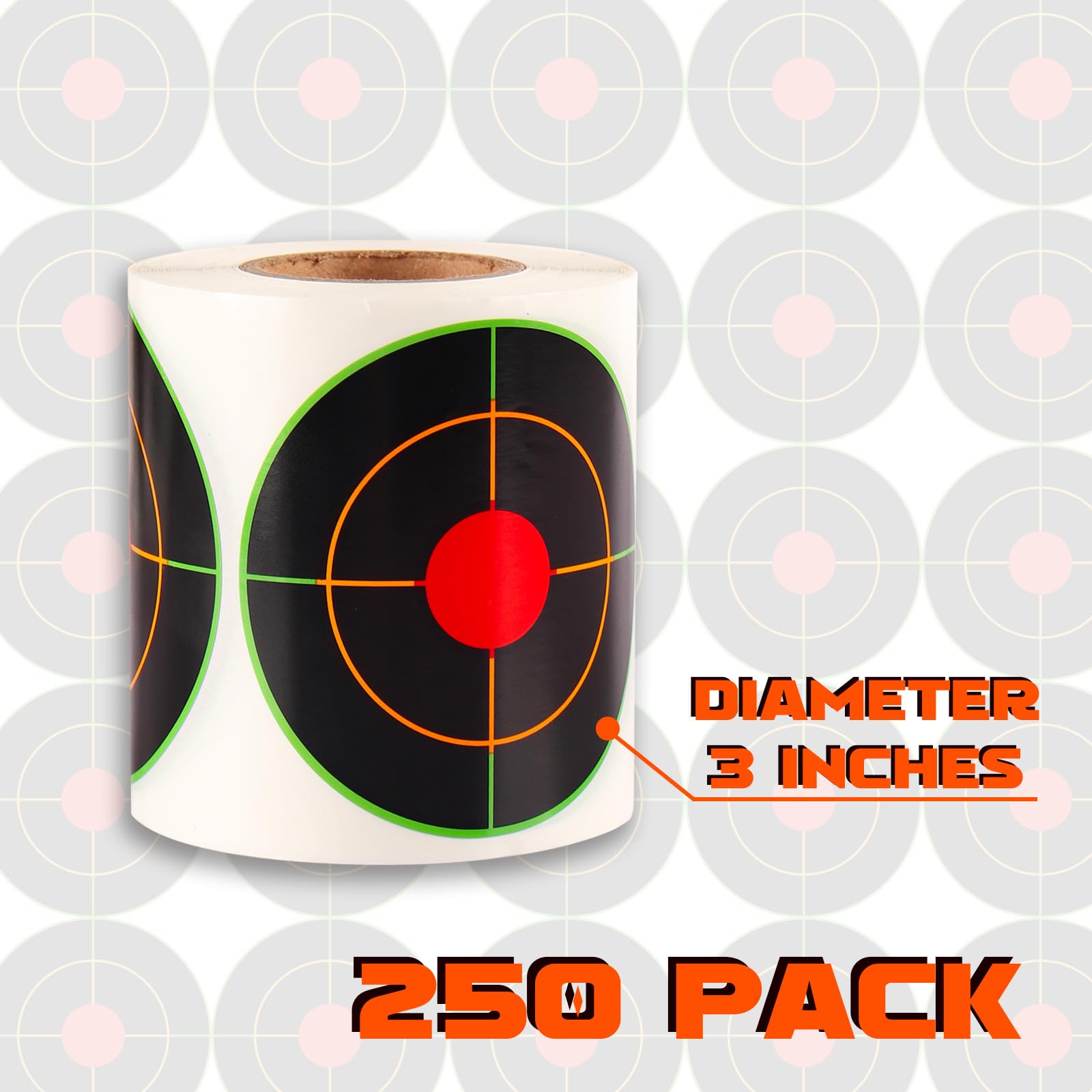 Snapklik.com : Highwild 3 Inch Splatter Adhesive Bullseye Shooting ...