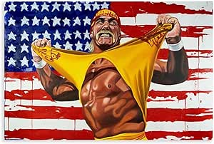 Amazon.com: TENMGA Hulk Hogan Canvas Poster Bedroom Decor Landscape ...