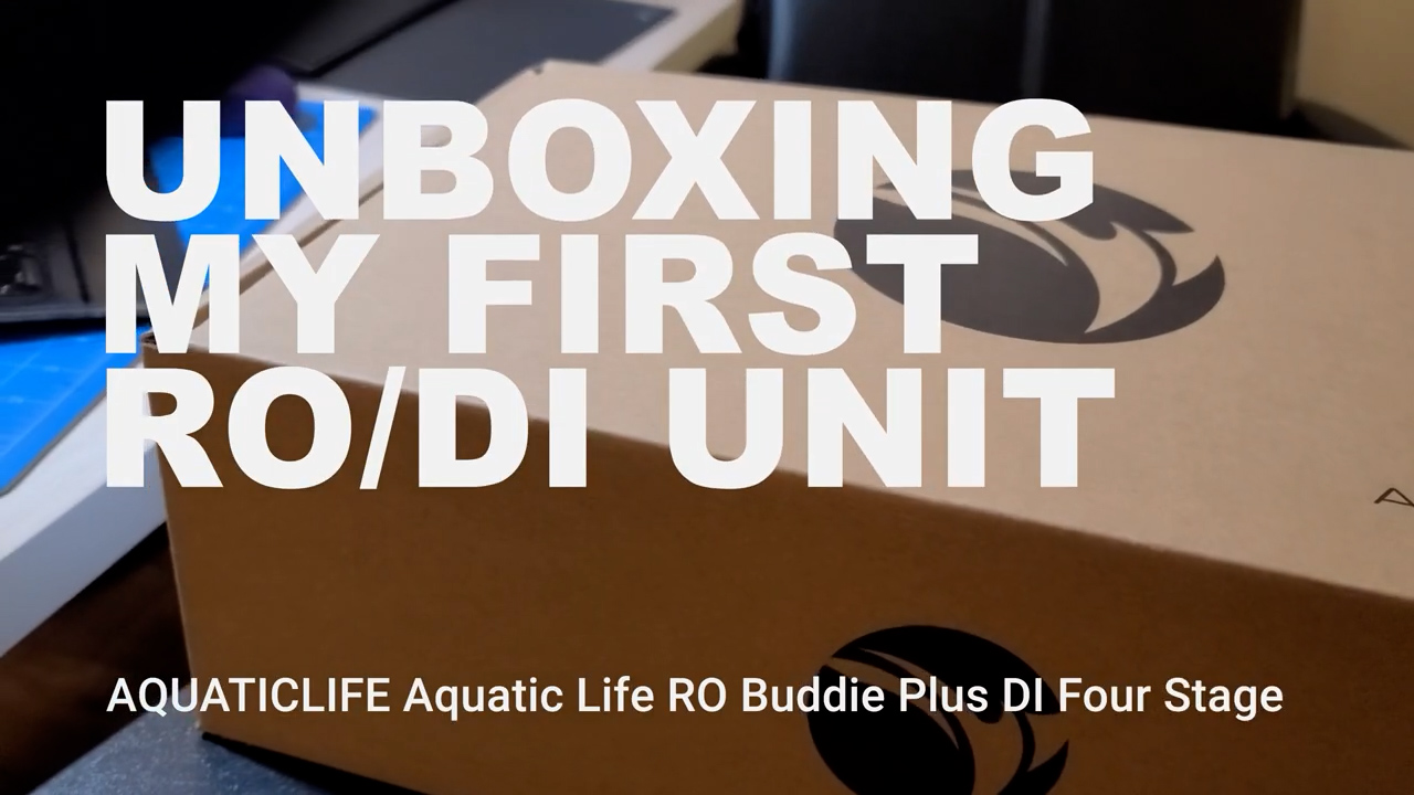 Watch Unboxing my First RO/DI Unit and Setup on Amazon Live