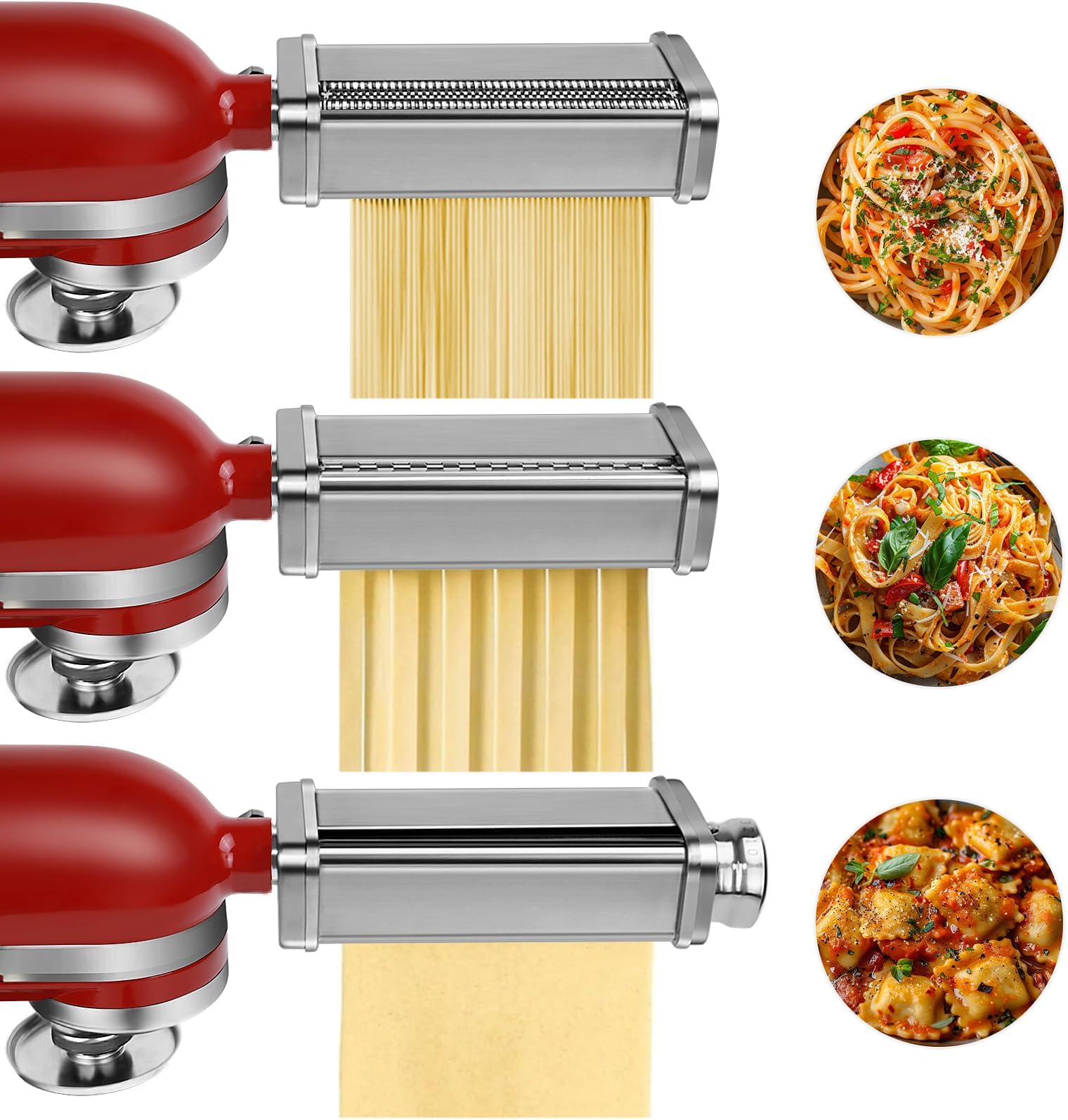 Amazon.com: KitchenAid Pasta Maker Machine, Electric Pasta Makers ...