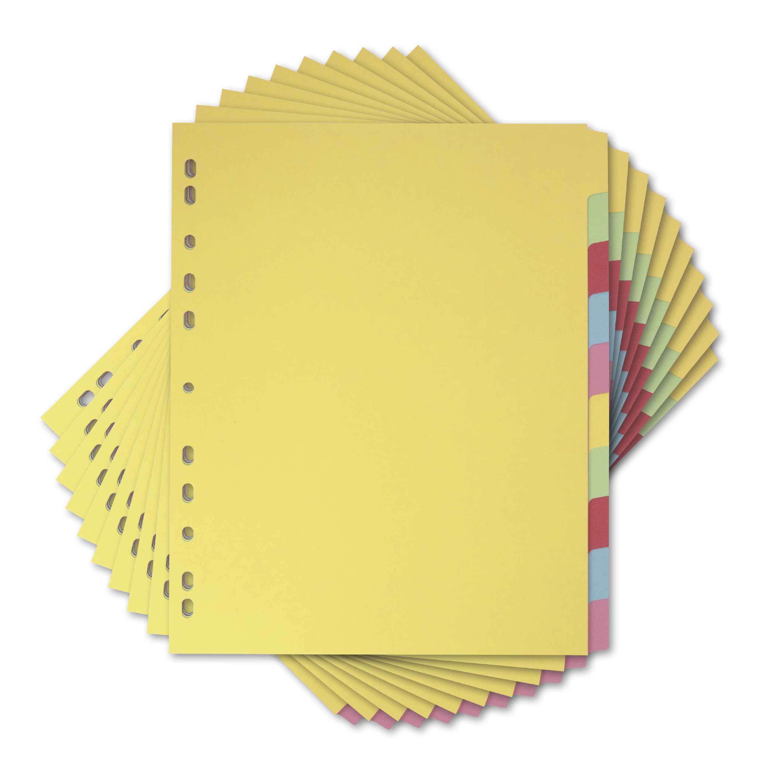 Elba A4+ (Extra Wide), File Dividers, Assorted Colours, Pack of 10 ...