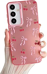 Amazon.com: ZTOFERA for Samsung Galaxy A14 4G/5G Case,Cute Pink Ribbon Bow Tie Aesthetic Phone ...