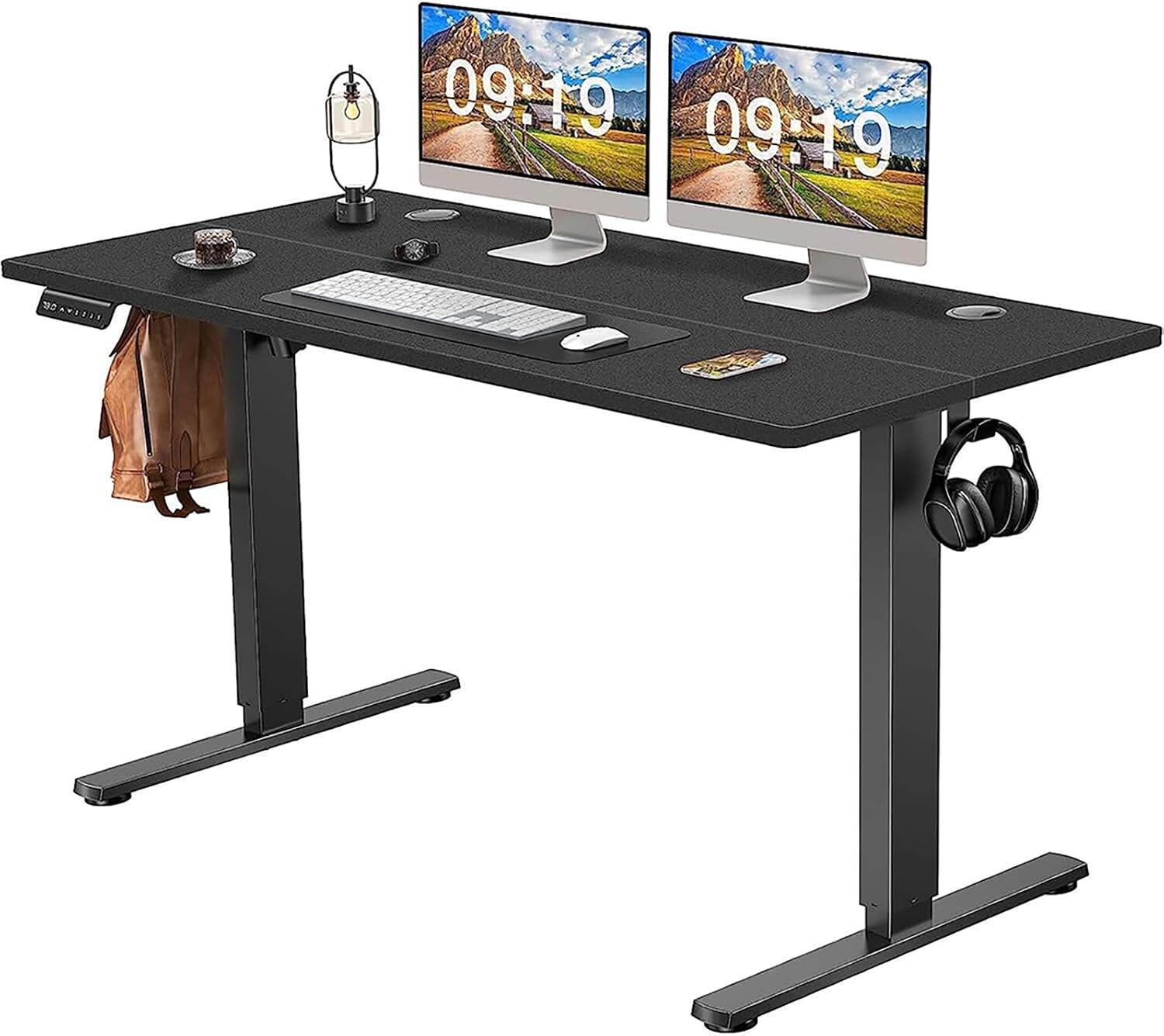 Amazon.com: SPOFLYINN 55x24 Inch Electric Height Adjustable Standing ...