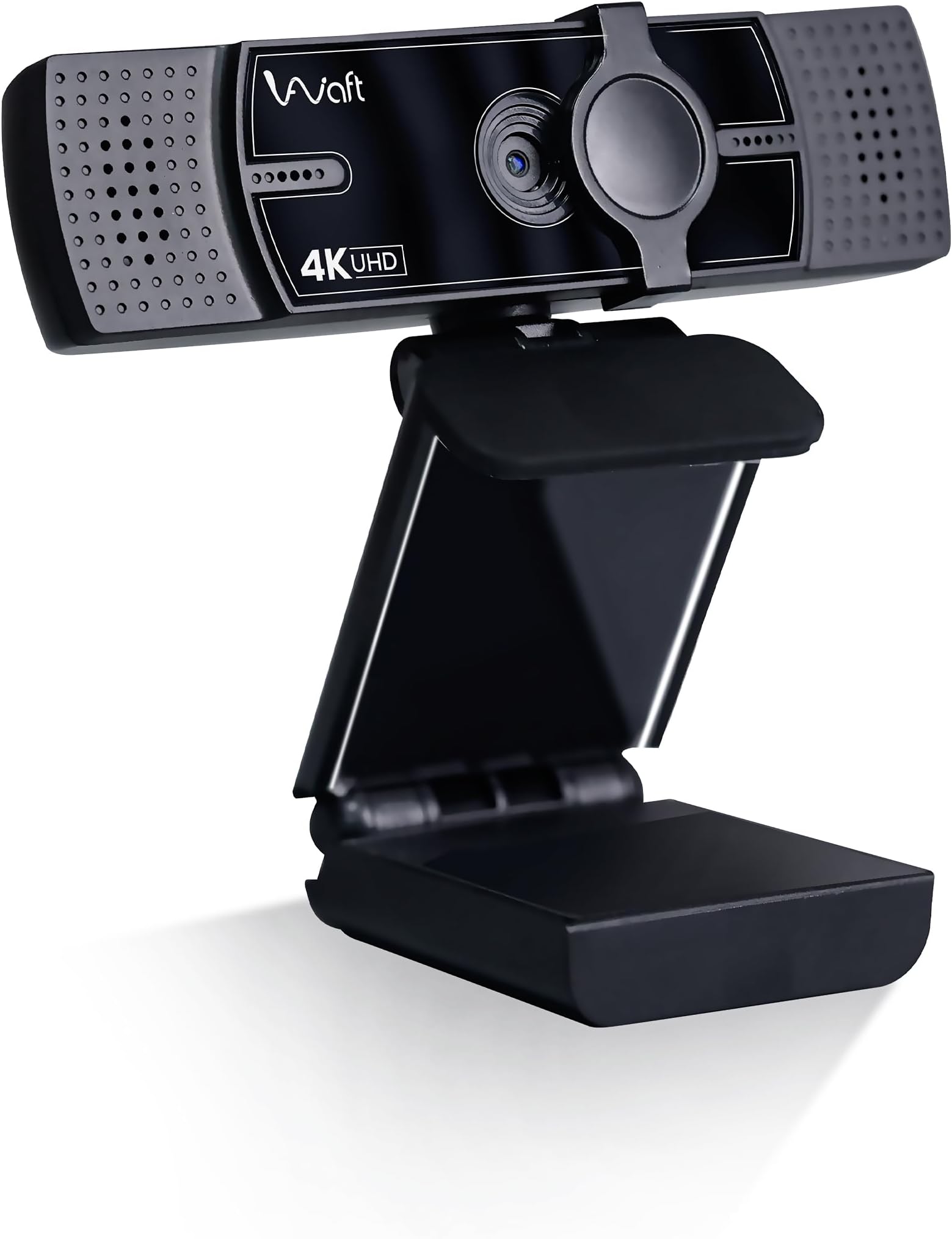 AIWaft 4K Webcam with AI Auto-Focus, EPTZ, Dual Microphones, 2D Noise ...