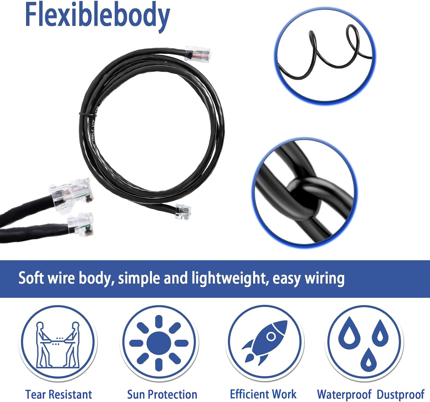 Snapklik.com : Hoqqf APG Printer Interface Cable CD-101A, RJ12 6-Pin To ...