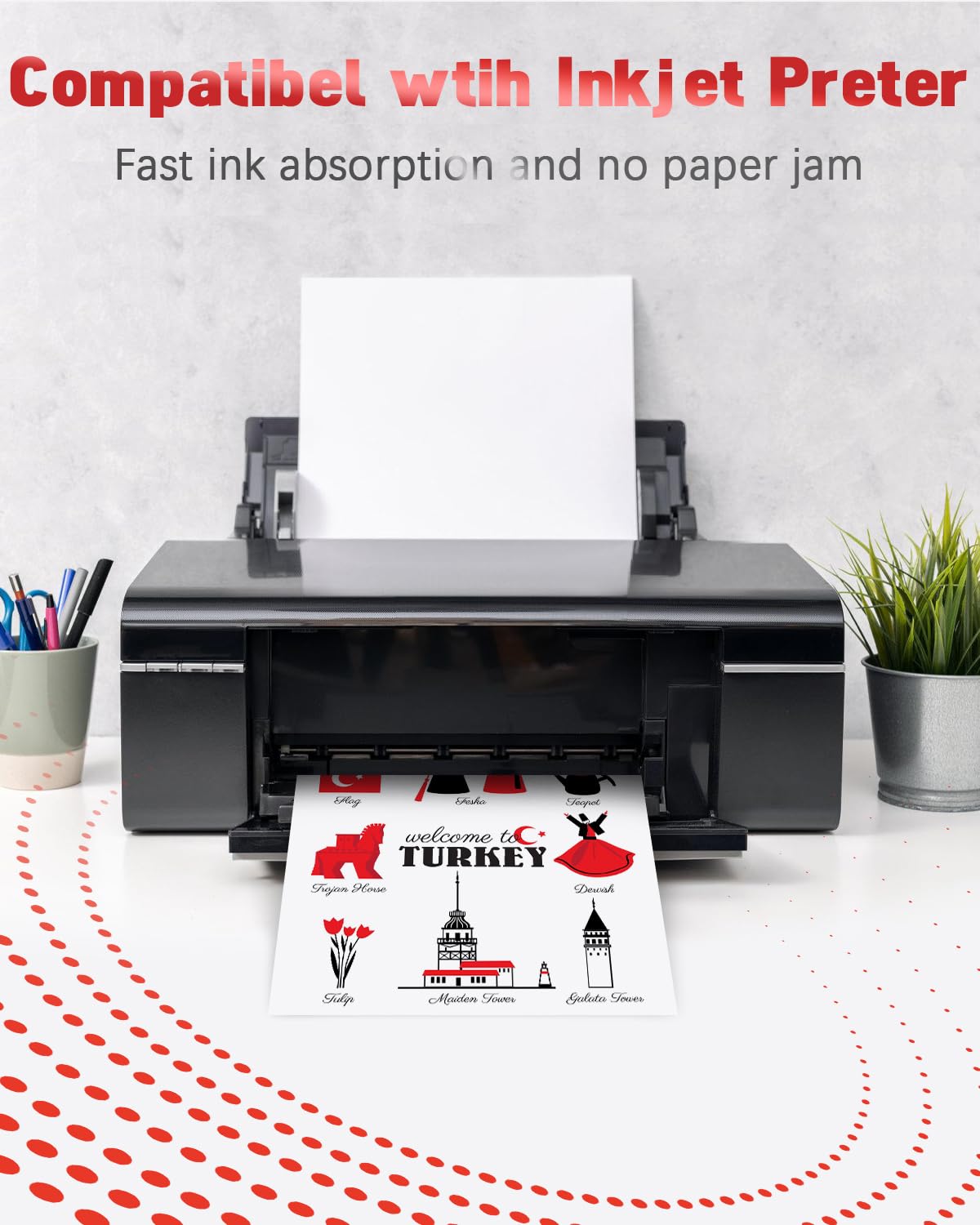 Snapklik.com : Weliu Printable Vinyl Sticker Paper For Inkjet Printer ...