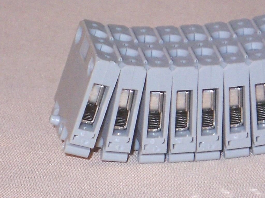 DIN Rail Terminal Blocks MBK (1 piece): Amazon.com: Industrial & Scientific