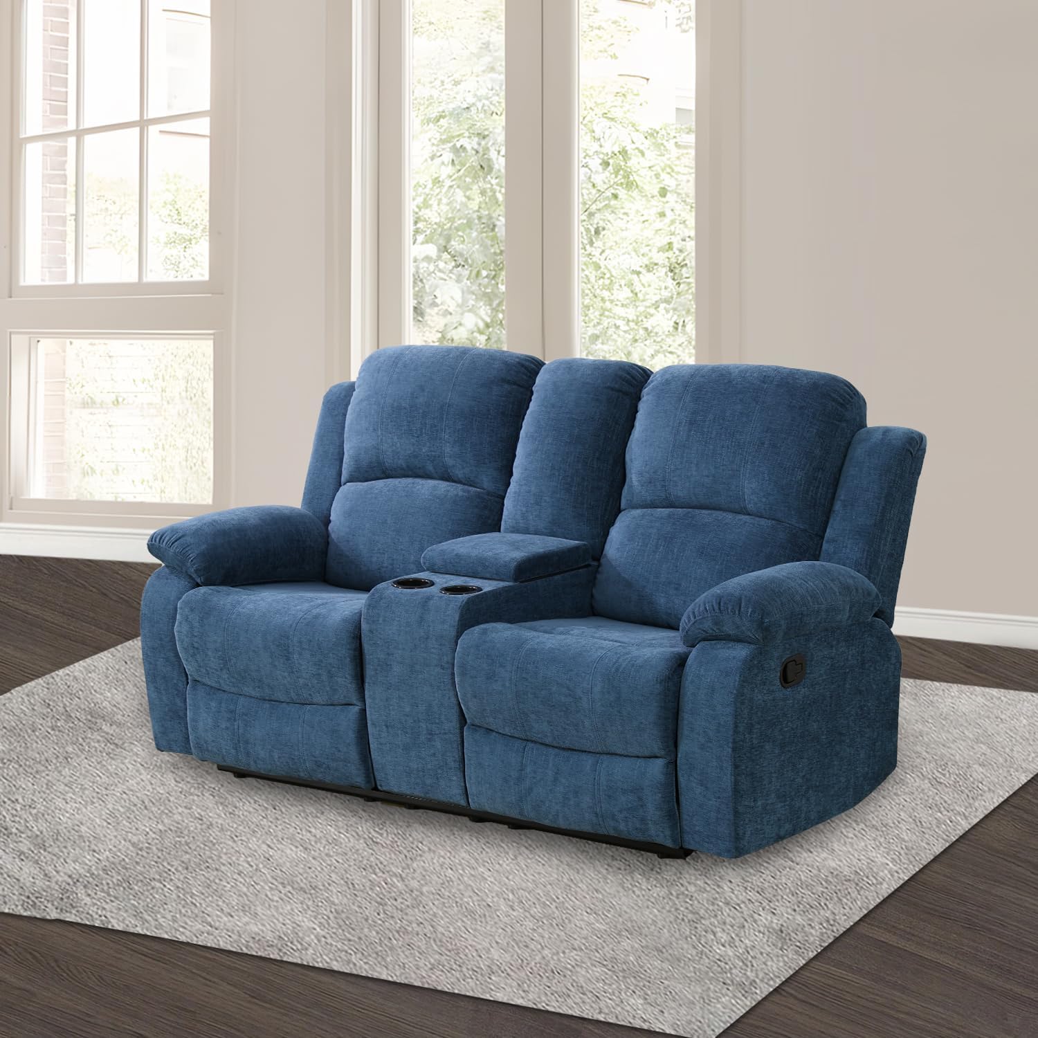 Amazon.com: GEBADOL Recliner Loveseat,Living Room Furniture Set ...