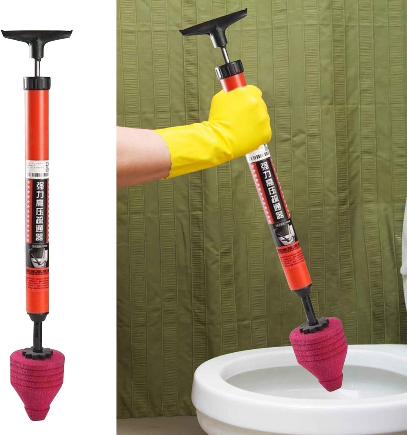 Amazon.com: High Pressure Toilet Plunger, Air Plunger for Toilet ...