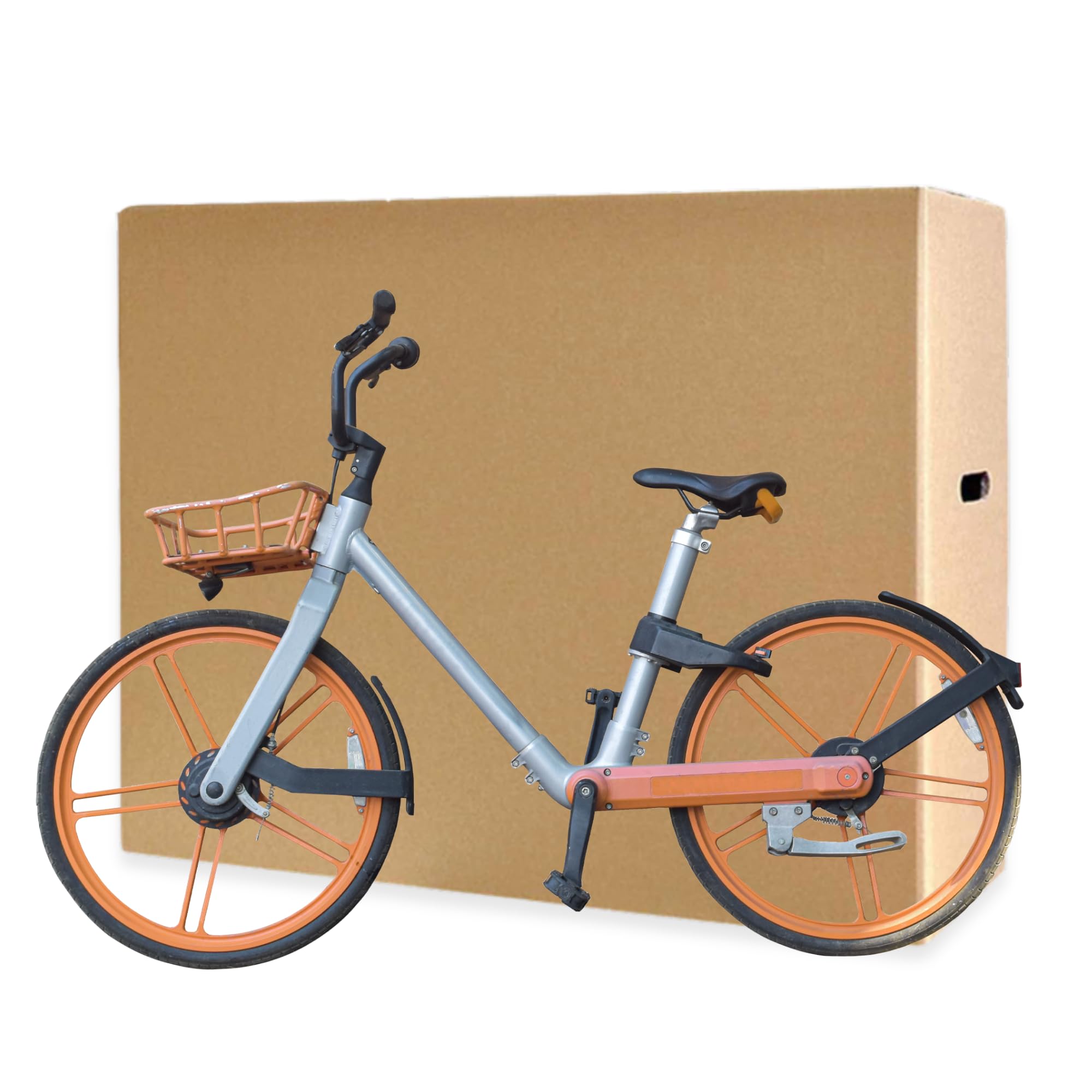 SelfHold Cardboard Bike Postal Box, Double Wall Removal Bicycle ...