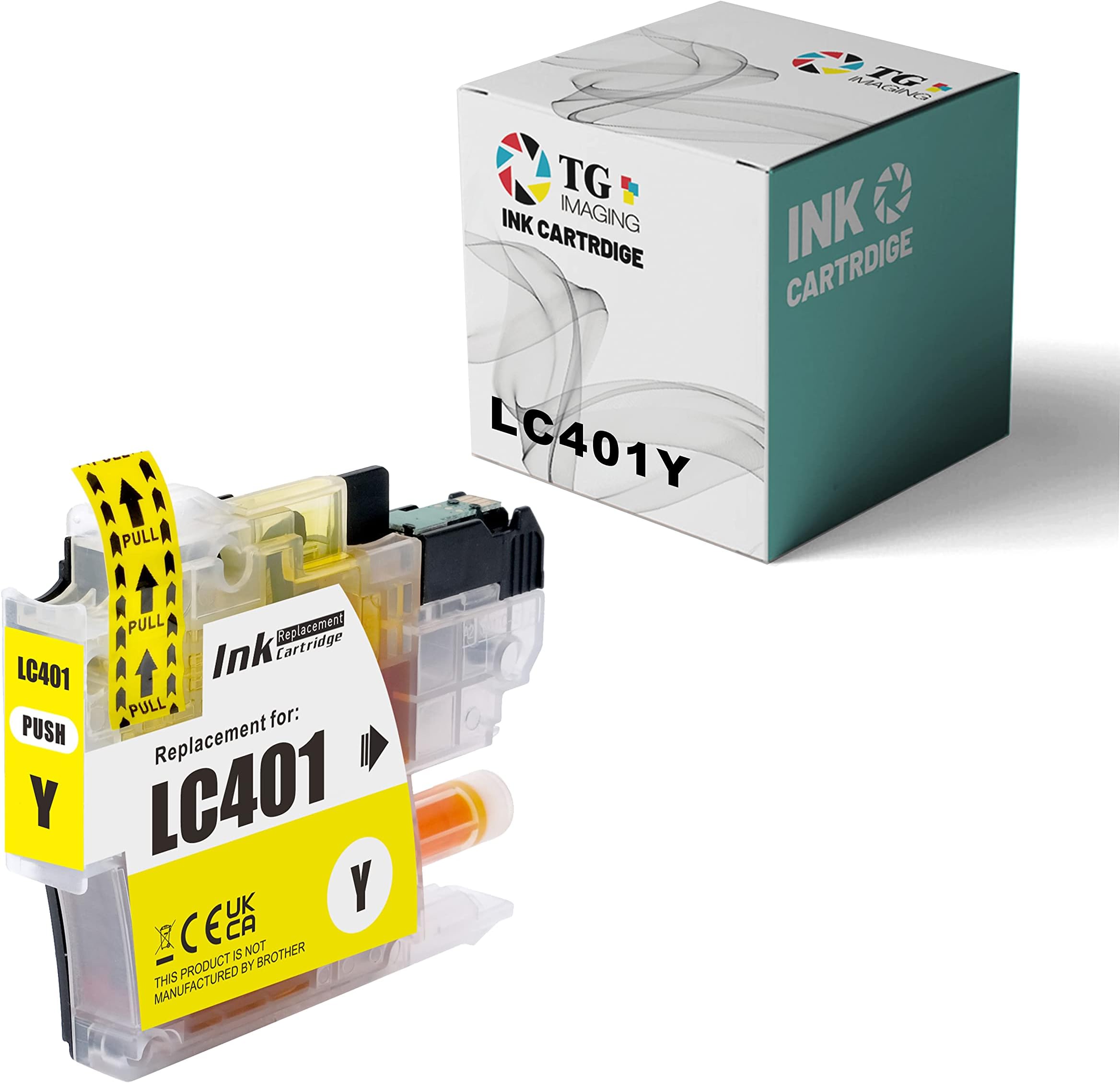Amazon.com: TG Imaging (1 Pack Compatible LC401 Yellow Ink Cartridge LC ...