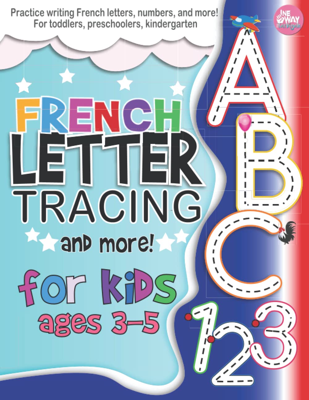 French Letter Tracing for Kids Ages 3-5: Practice writing French ...