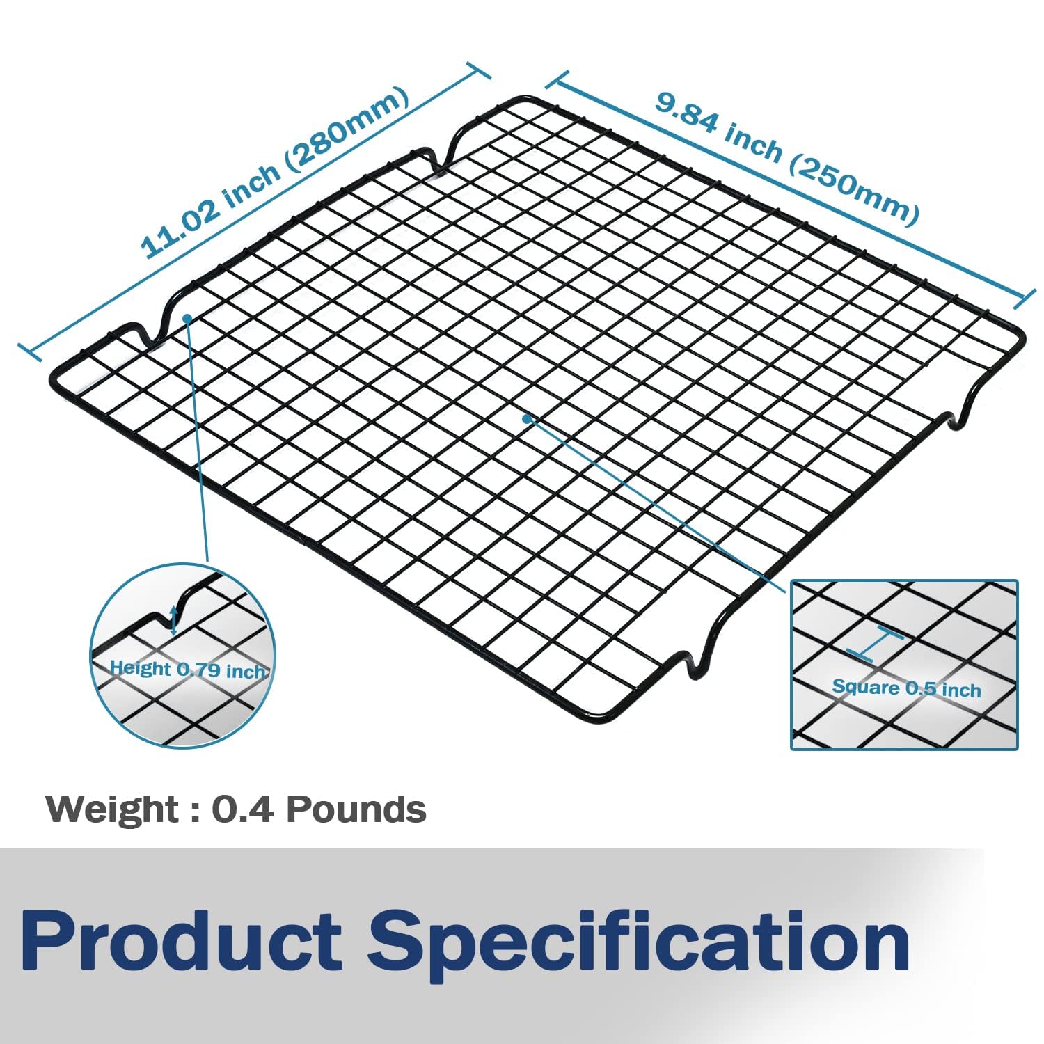 Snapklik.com : Baking Cooling Rack 2 Sets, Cookie Cooling Racks For ...