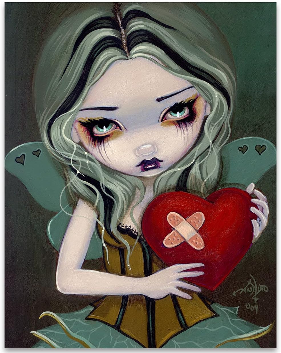 Amazon.com: Strangeling Mending a Broken Heart Colorful Spiritual ...