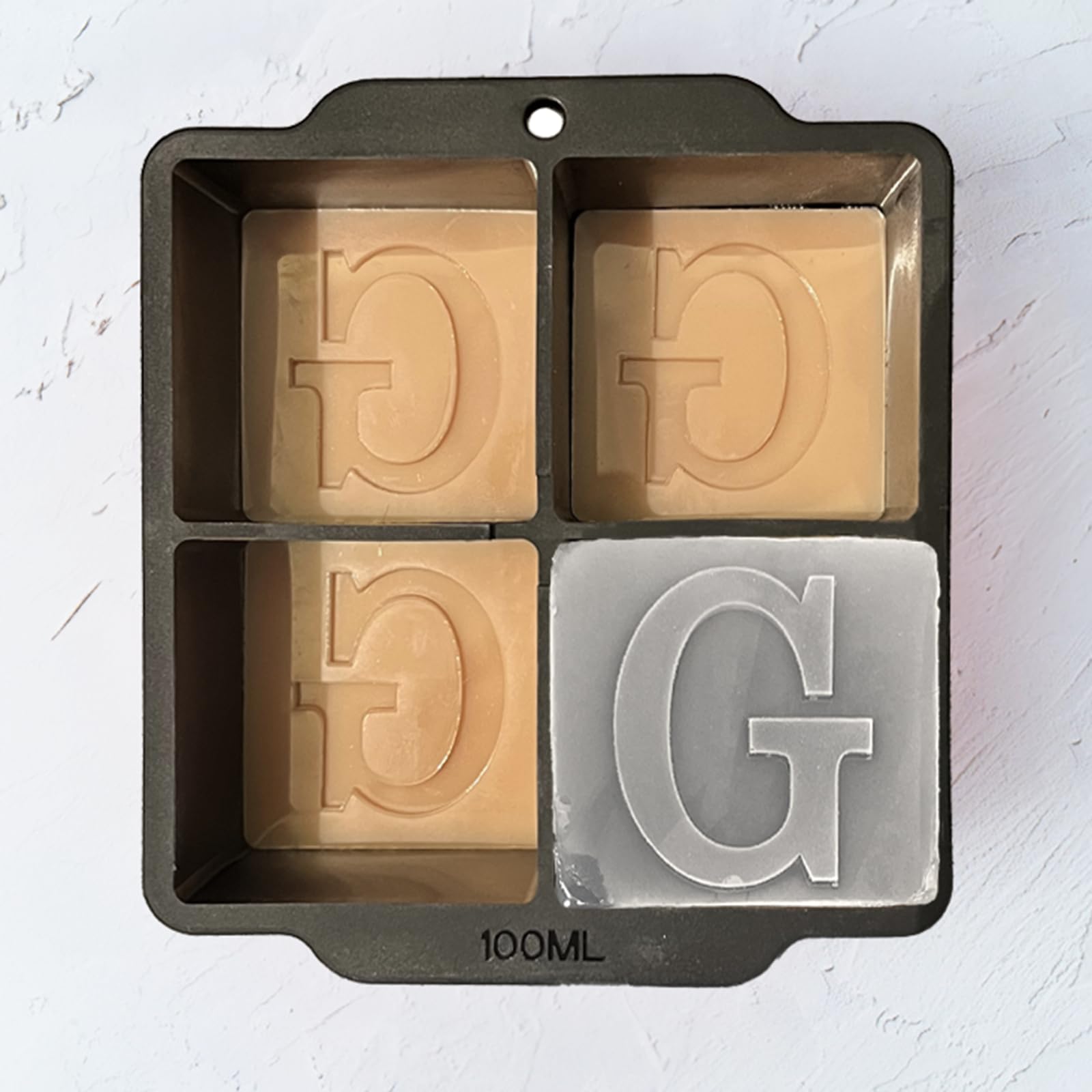 Amazon.com: Letter G Monogram Ice Cube Mold Custom Ice Cube Mold 2 Inch ...